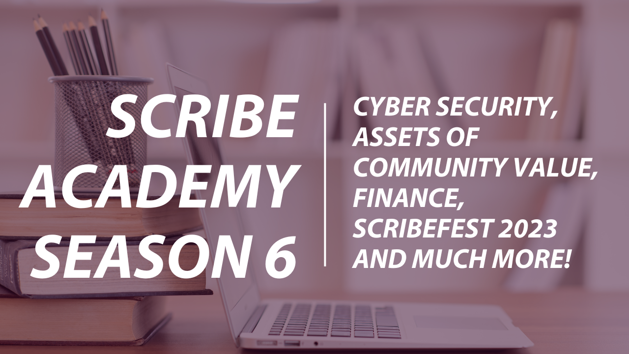 Scribe Academy™ (Season 6) - Free Webinars for Local Council Clerks and Councillors
